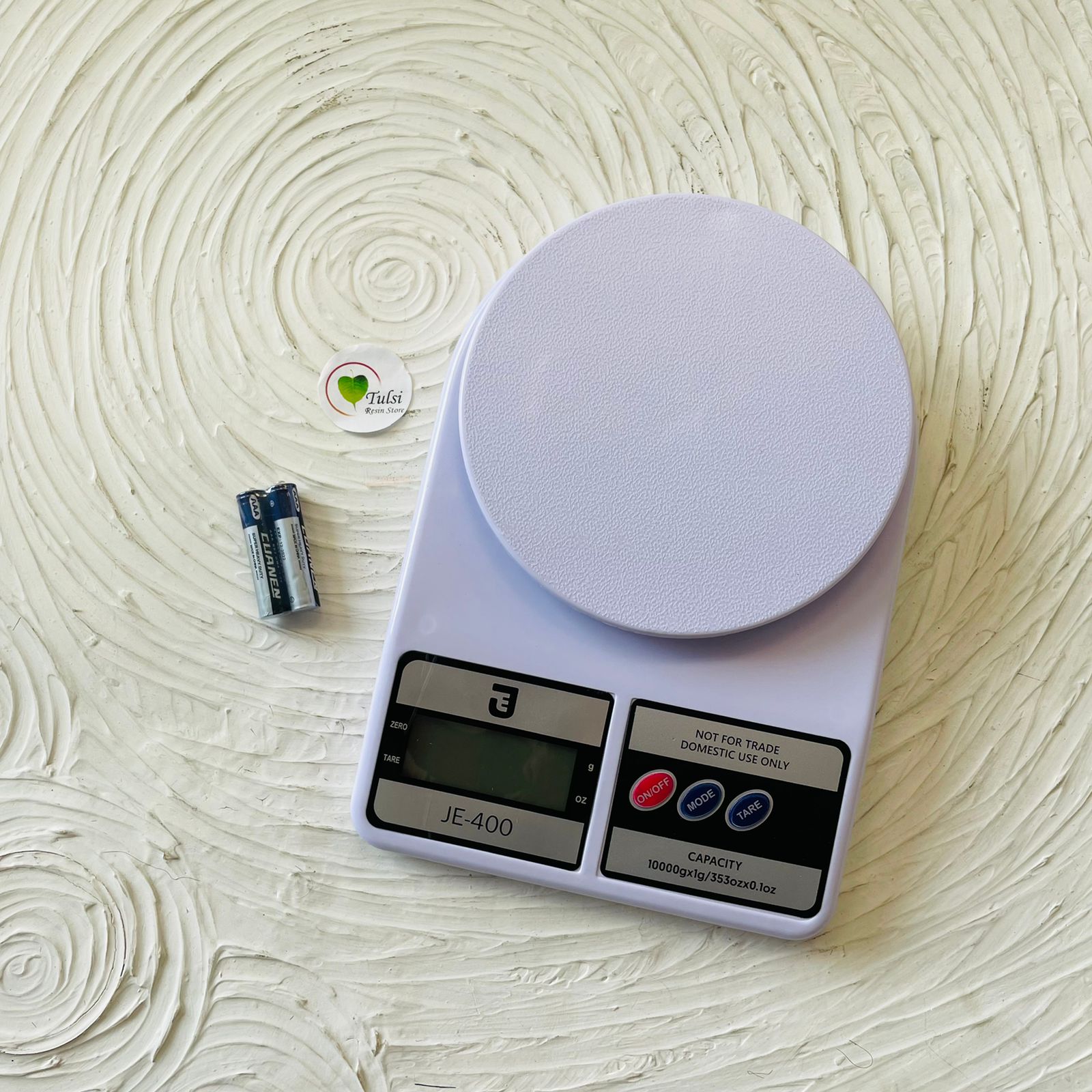White Weighing Scale – Resin Bulk Buy