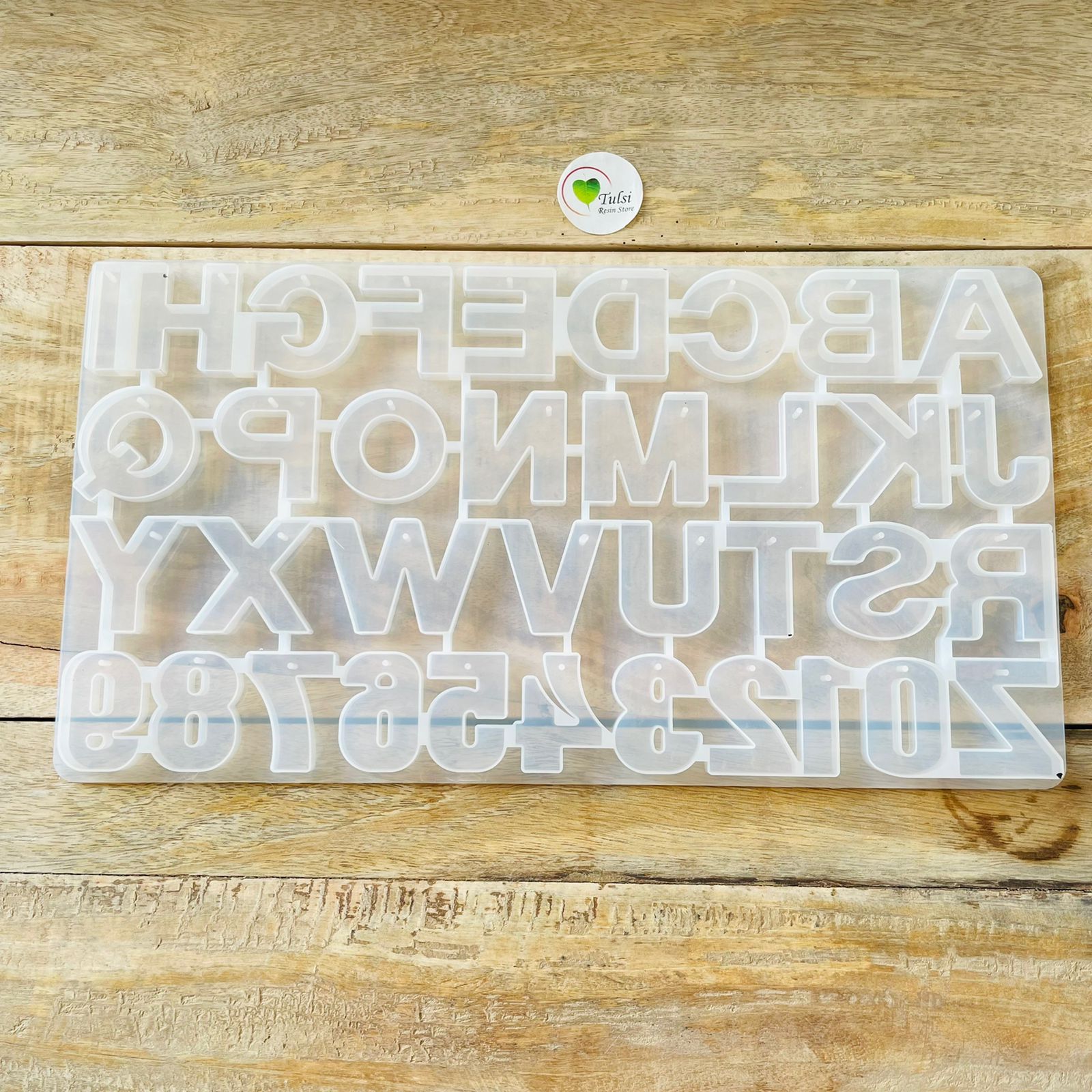 Front Alphabet HOLE Mould – Resin Bulk Buy