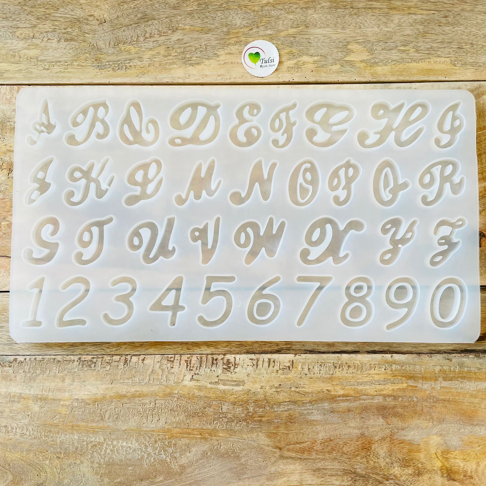Cursive alphabet mould – Resin Bulk Buy