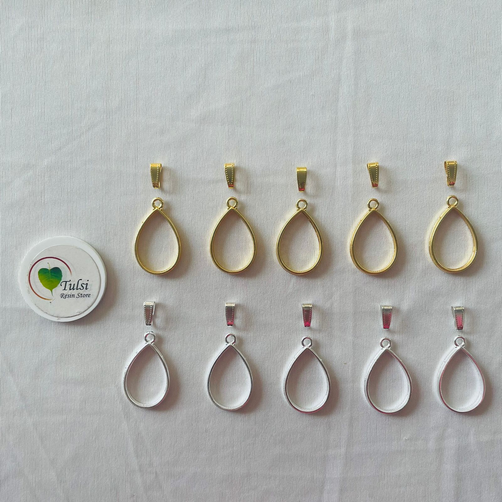 Drop Bazels With Clasp (5 Pc) – Resin Bulk Buy