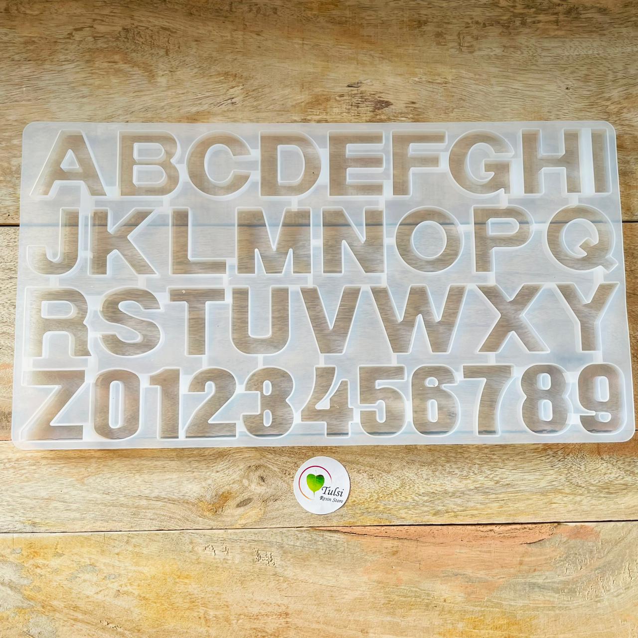 Front Alphabet mould – Resin Bulk Buy